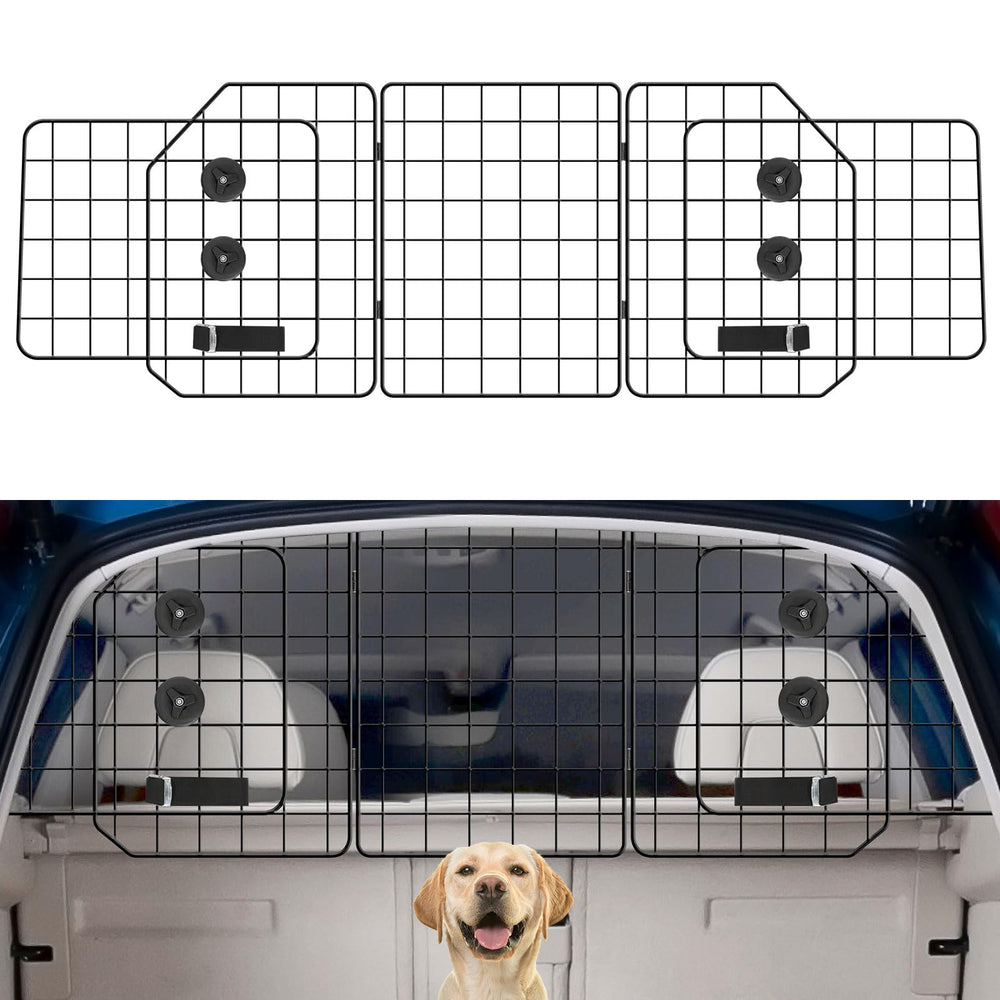 OUSHENG Car Dog Barrier for SUV – Adjustable Universal-Fit Pet Divider ...